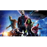 Guardians of Galaxy Gamora Star-Lord Nebula Edible Cake Topper Image ...