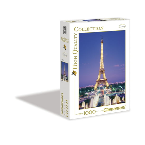 Paris Eiffel Tower - 1000 Piece Jigsaw Puzzle - Clementoni - Walmart.com - Walmart.com