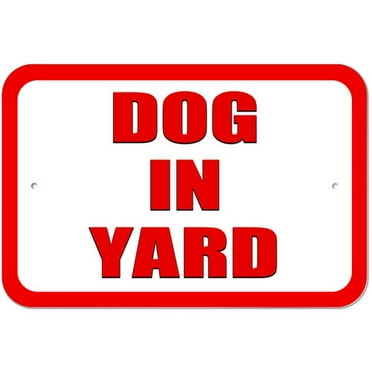 Dogs in Yard Please Keep Out Sign - Walmart.com