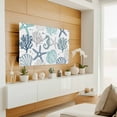 Blue Teal Coastal TV Dust Cover,Stretchable TV Screen Desktop Computer ...
