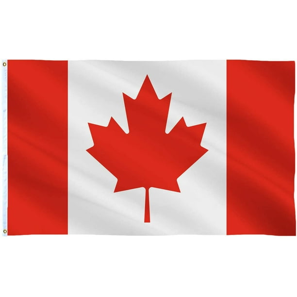 Canadian Flag 3x5 Outdoor Indoor, Canada Flag for Wall, for Car, Double ...