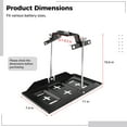 Battery Hold Down Tray Kit, Universal Battery Storage Holder, Metal ...