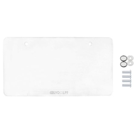 BLVD-LPF OBEY YOUR LUXURY Car License Plates Shields 1 Pack Clear Flat ...