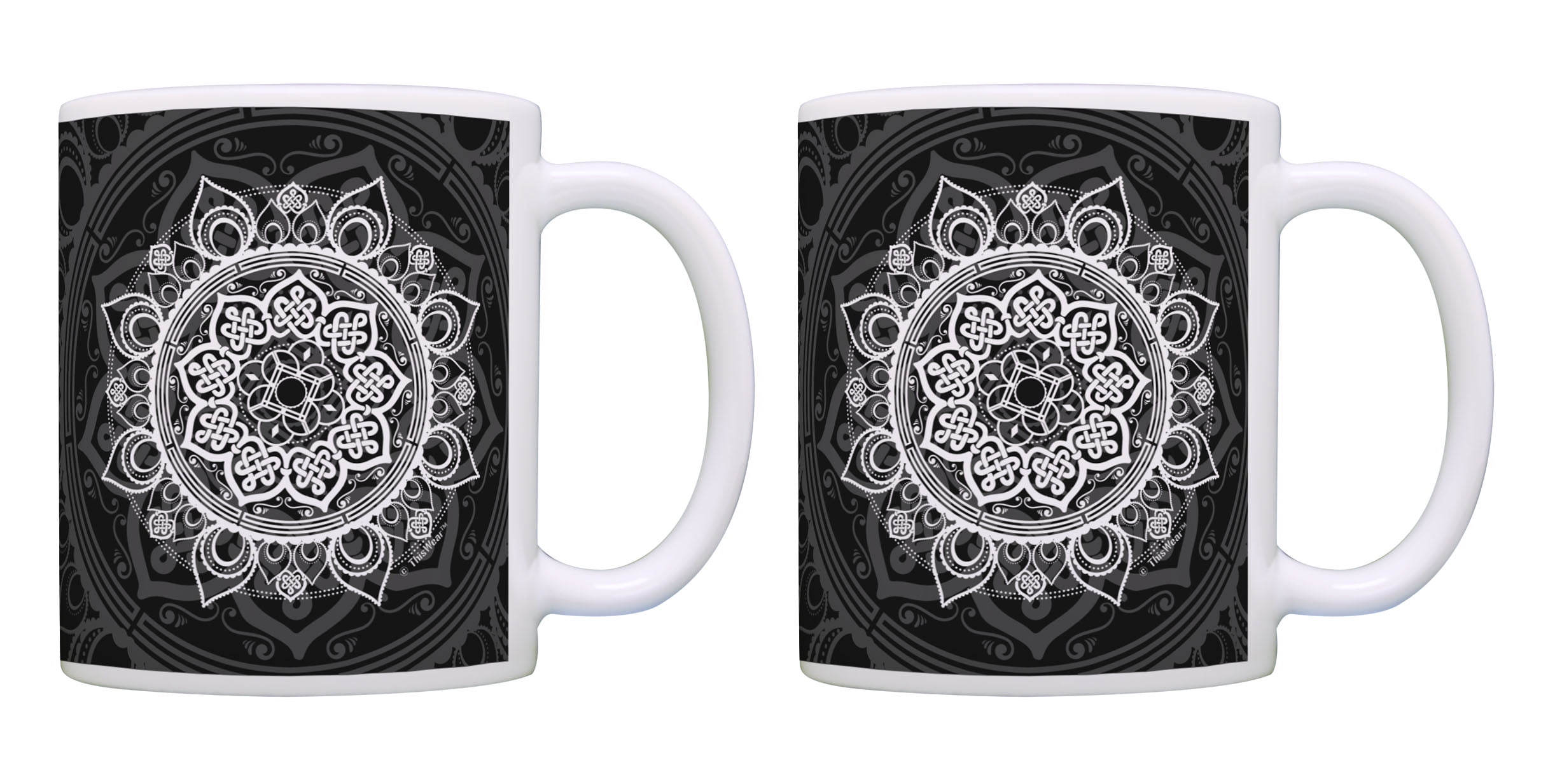 ThisWear Mandala Gifts Mandala Cup Mandala Set Mandala Designs 11 ounce ...