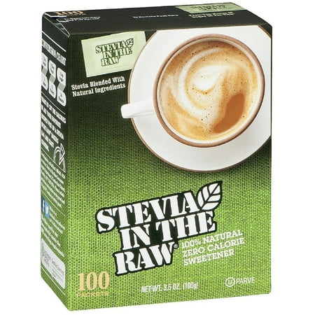 Stevia In The Raw Natural Sweetener 100 ea (Pack of 2) - Walmart.com
