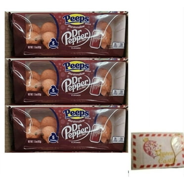 PEEPS® Dr Pepper Flavored Marshmallow Chicks, 10 Count (3.0 Ounces ...