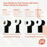 SÜA - Heat Shield for 9 & 20 Series TIG Torches with Fused Quartz Argon ...