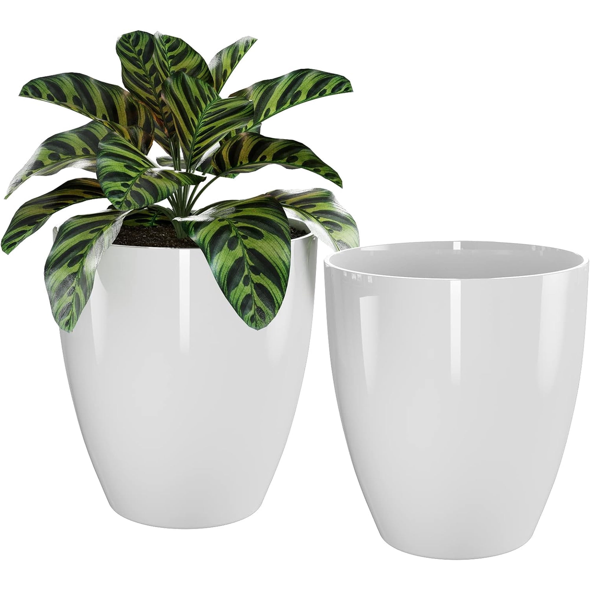 Click here for Qcqhdu Plant Pots Set Of 2 Pack 10 Inch Plant Pot... prices
