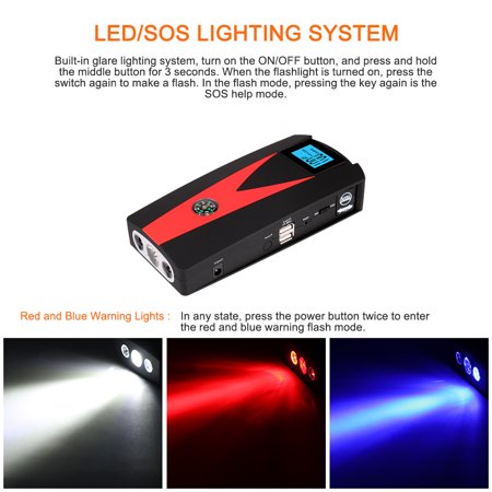 Car Jump Starter Fitting Multifunctional Battery Booster Vehicle ...