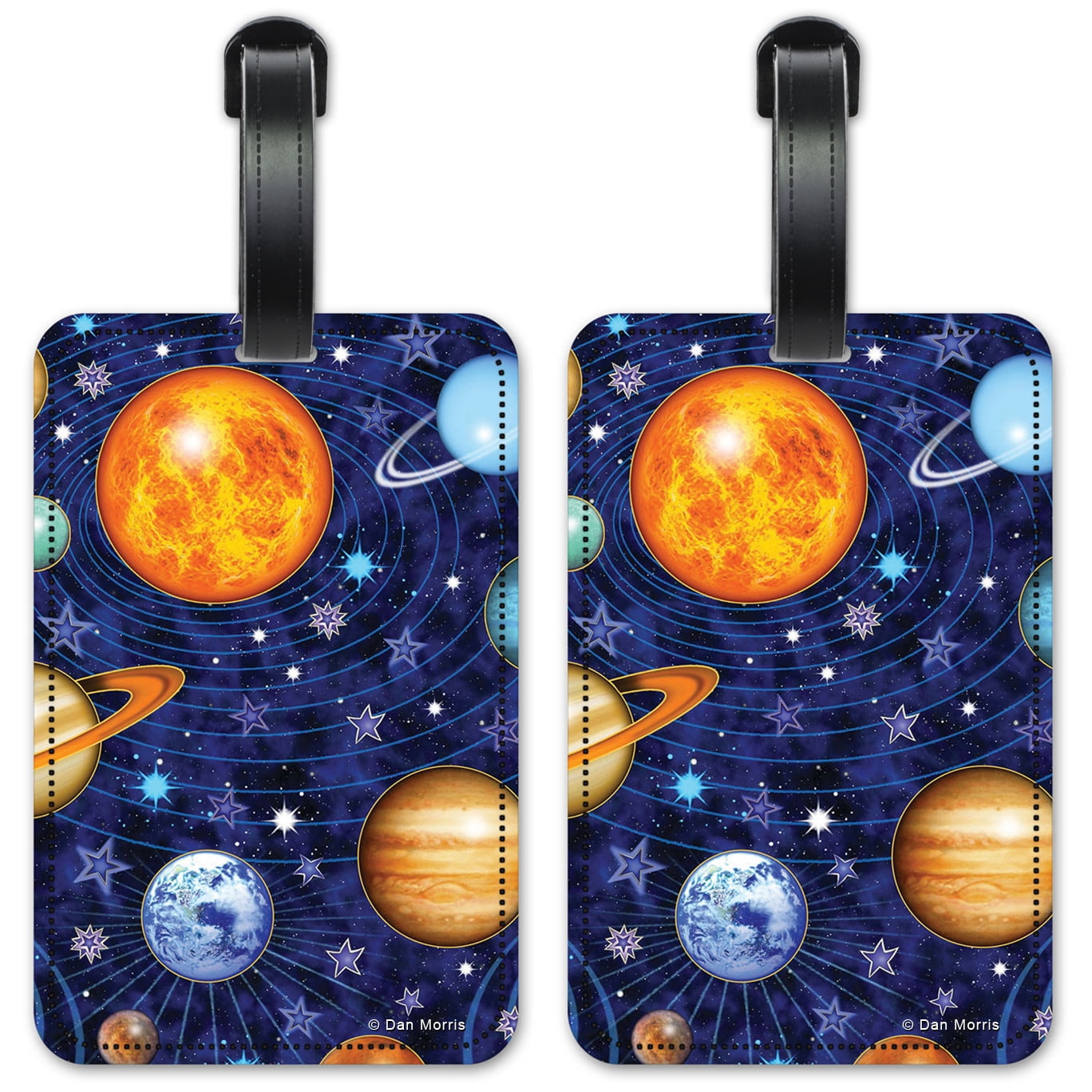 Solar System - Image by Dan Morris - Luggage ID Tags / Suitcase ...