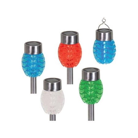 Exhart 54122 Solar Wave Stake Light- Asstored - pack of 16 - Walmart.ca