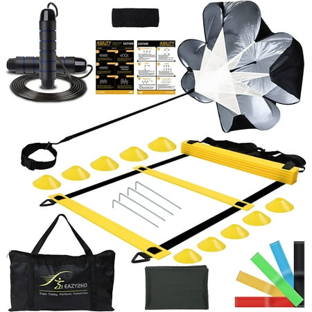 Speed Agility Training Set for Football, Soccer & Basketball-Ladder ...