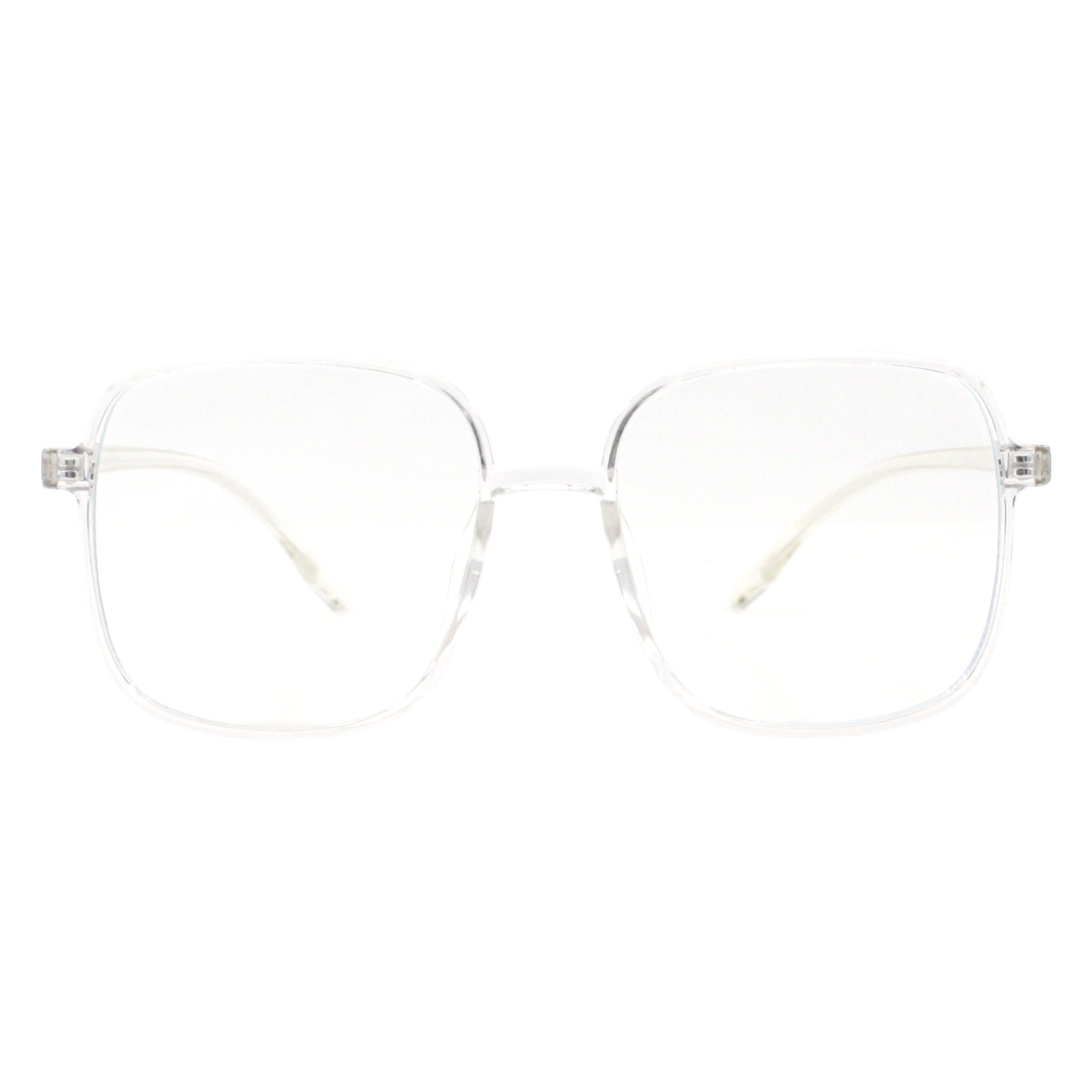 Blue Light Filtering Lens Glasses Thin Light Square Frame UV Protection ...