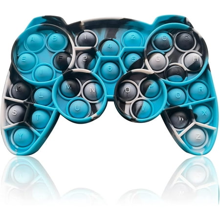 CPDD Gamepad Tie Dye Push Pop Pop Fidget Toy, Stress Relief Pop Game ...