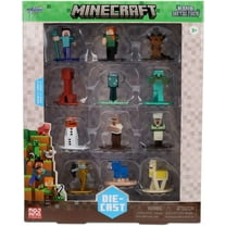 Set of 12 Diecast Figures "Minecraft" Video Game "Nano Metalfigs ...