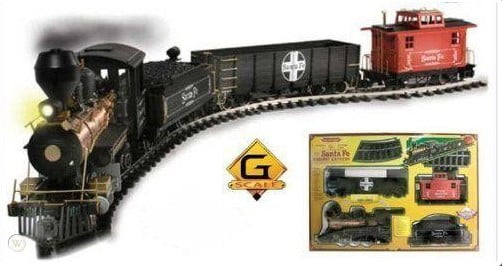 Keystone Limited Edition The Santa Fe Raiway Express Electric Train Set ...