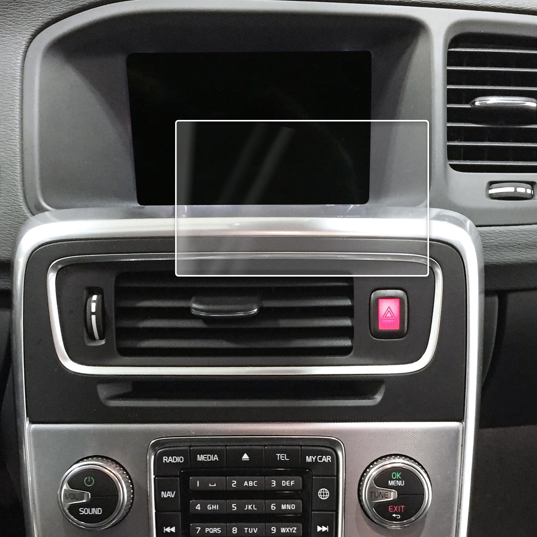 Red Hound Auto Touch Display Protector 2015-2018 Compatible with Volvo ...