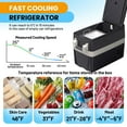 Towallmark 12 Volt Car Refrigerator 42 Quart Portable Fridge Freezer ...