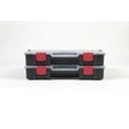 Hyper Tough Plastic Heavy-Duty Interlocking Organizer with Slide Lock 2 ...
