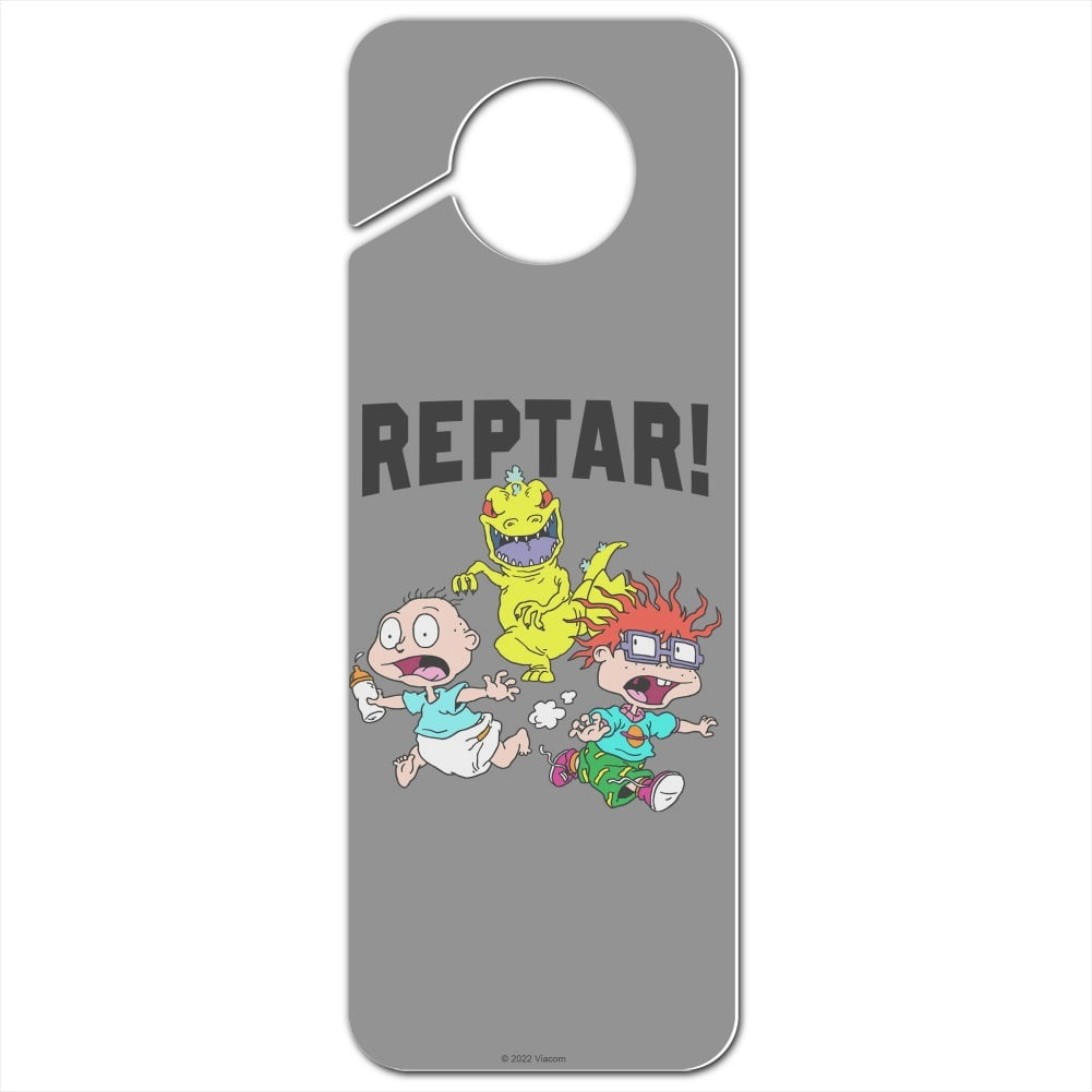 Rugrats Reptar! Plastic Door Knob Hanger Sign - Walmart.com