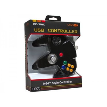 N64 Controller Black Cirka - Walmart.com