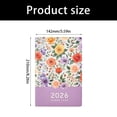 2026 Weekly Planner From Jan to Dec Hardcover Flower Leather Academic ...