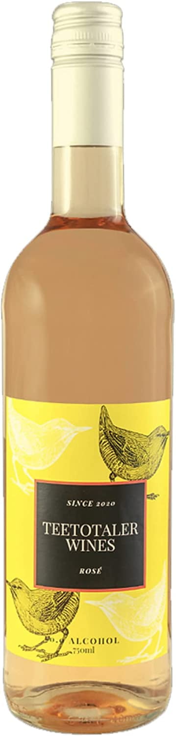 Teetotaler Non Alcoholic Wine - Rosé, 750mL | Alcohol Free | Made in ...