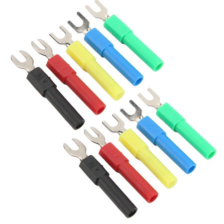 Ecomeon Fork Spade Wire Connector,10PCS U Type Wire Connector Rear 4mm ...