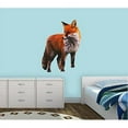 VWAQ Fox Wall Decal Red Fox Wall Art Sticker Wild Animal Vinyl Wall ...