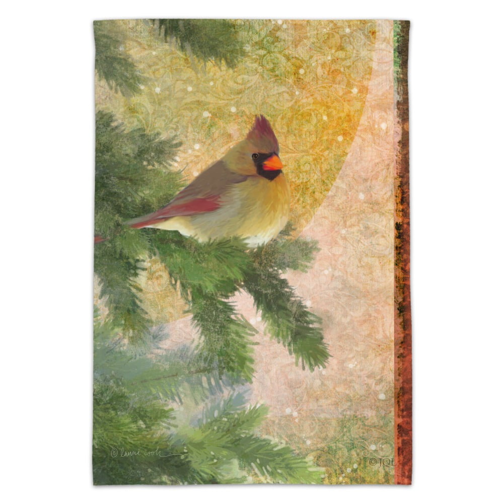 Christmas Holiday Cardinal Bird Garden Yard Flag - Walmart.com