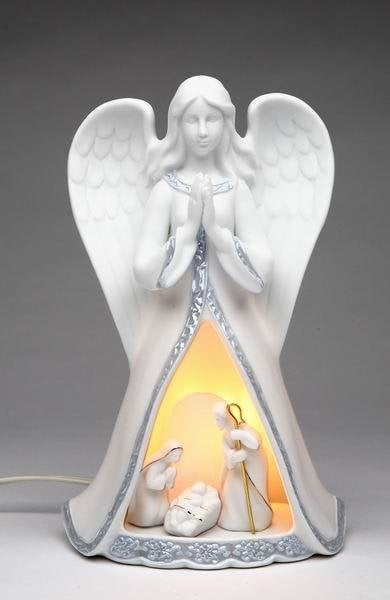 Praying angel night light Home Décor Statues etna.com.pe