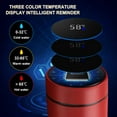 erfcxs Stainless Steel Vacuum Flask Smart Kettle LCD Screen Display ...