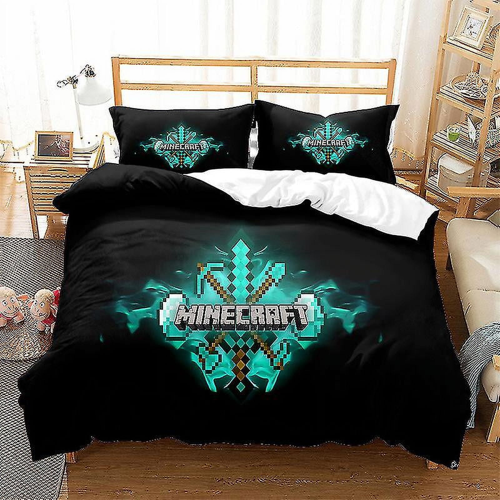 Click here for Fanceye Minecraft Series Three-Piece Duvet Cover S... prices