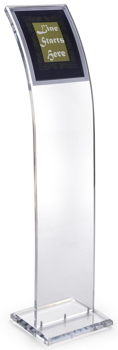 Floor Sign Stand with Magnetic Frame for 8.5x11 Signs, Free-Standing ...