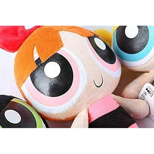Plush 4 Pcs 20 Cm The Powerpuff Girls Plush Doll Bubbles Flower Stuffed ...