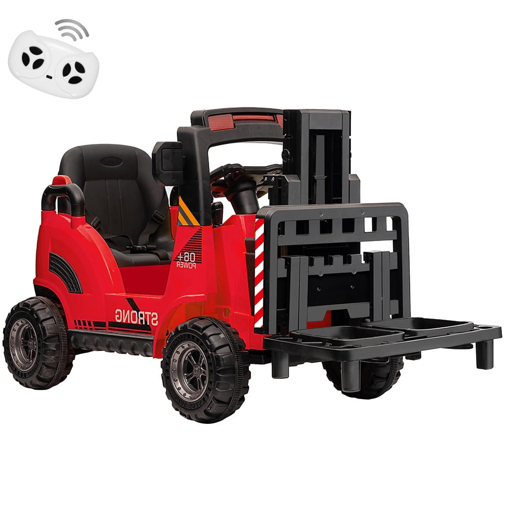 Kids Ride on Forklift,12V Electric Ride on Construction Car with Remote ...