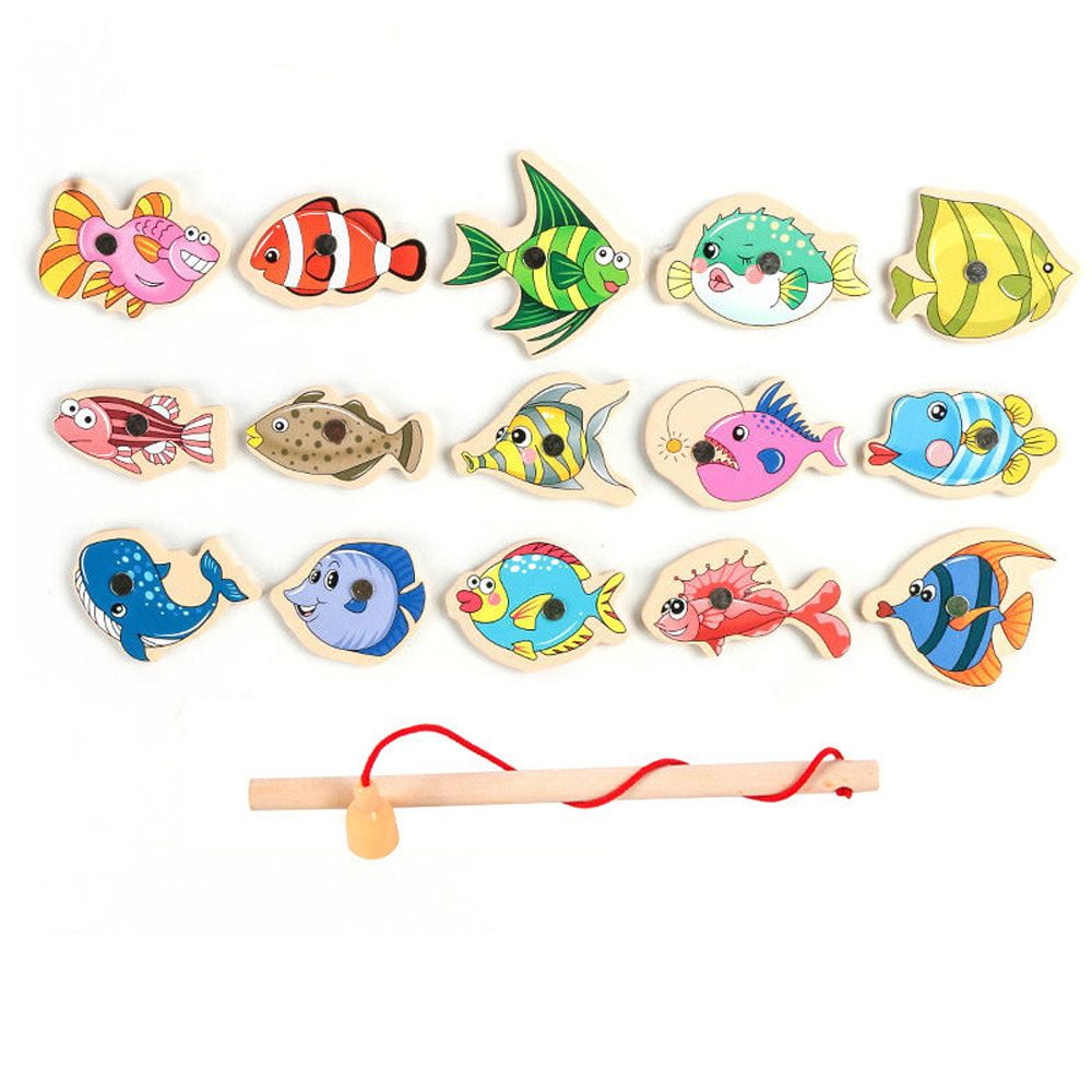Children Kids Preschool Gift Wooden Wooden Marine Life Cognition Early ...