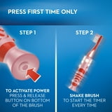 Oral-b kids timer with lights toothbrush, pink, 1 count - Walmart.com