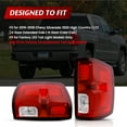 LED Tail Light Assembly Fit for Chevy Silverado 1500 High Country/LTZ ...