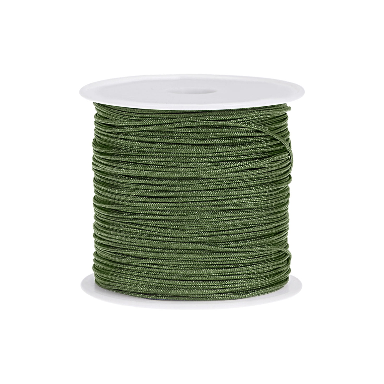 Uxcell Nylon Cord DIY Making Satin String Craft Wire with Plastic Spool ...