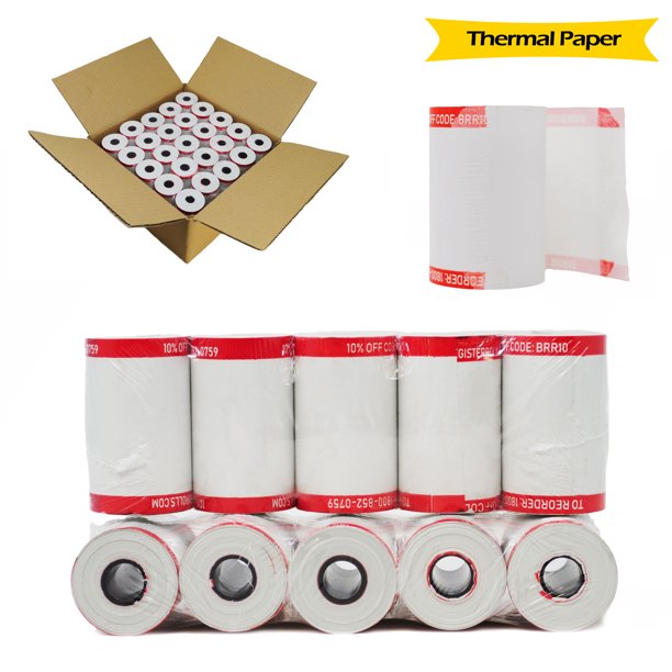 Thermal Paper 2-1/4 X 50 (50 Rolls) Fits Verifone, Ingenico ICT250 ...