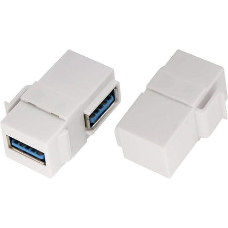 JOYWEI USB A 3.0 Keystone Coupler 90 Degree Right Angle USB 3.0 A ...