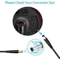 VHBW LG Monitor Power Cord, 19V DC Power Cable for LG LED LCD Monitors ...