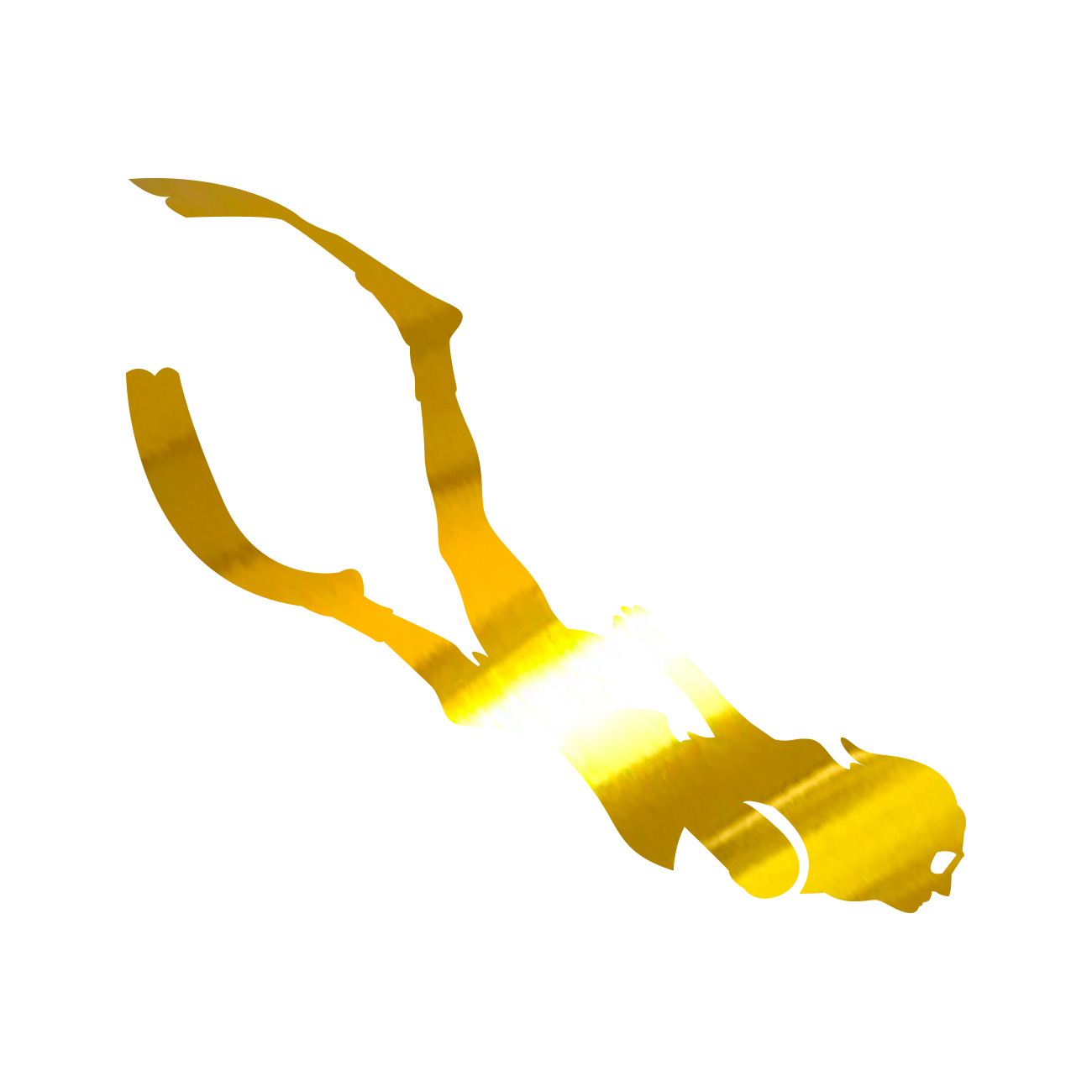 Girl Diver Sticker Decal Die Cut - Self Adhesive Vinyl - Weatherproof ...