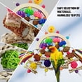 BESTSKY Bird Toys-Natural Corncob Wood&Mango Chew Toys for African Grey ...