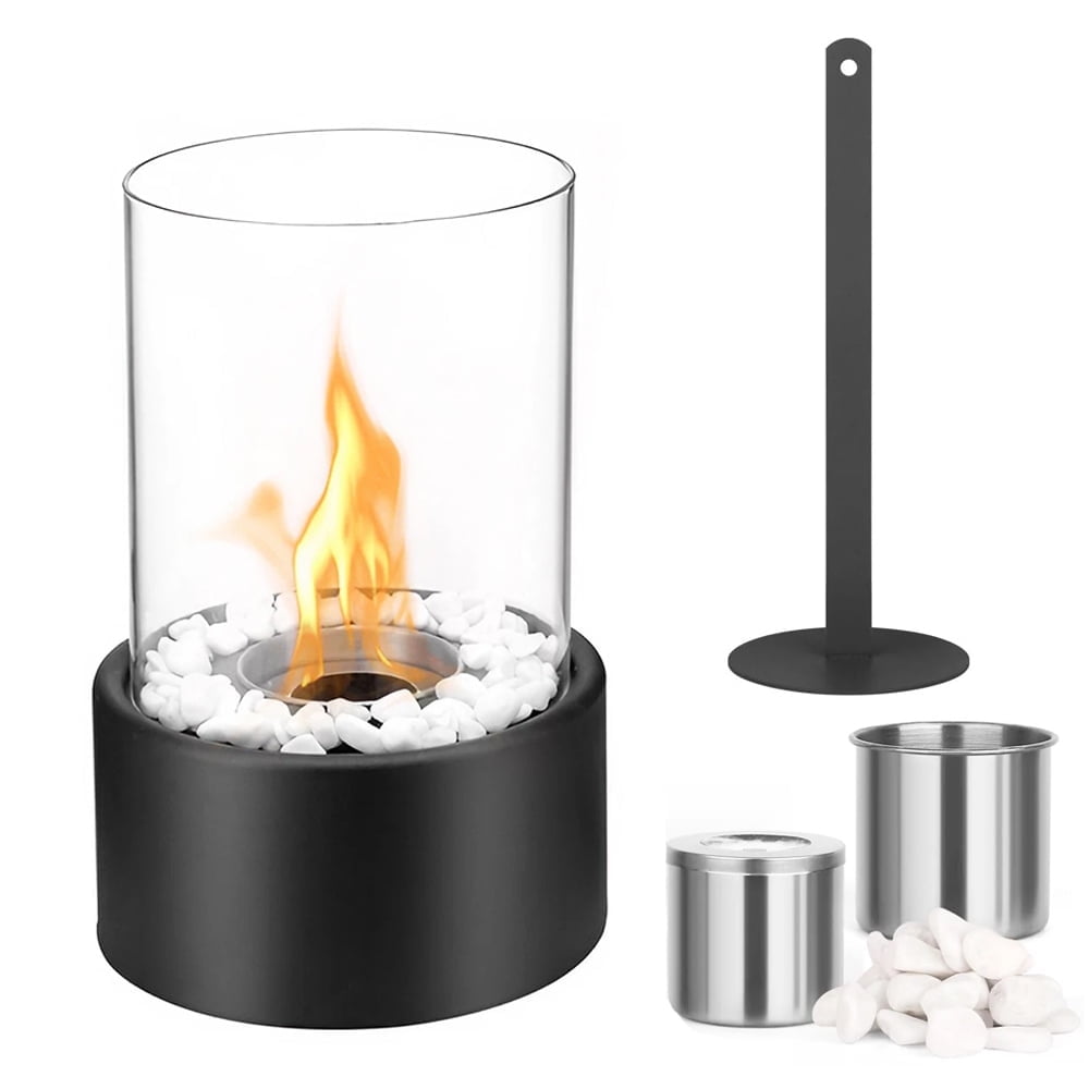 Click here for Junwell Indoor Tabletop Fire Pit Bowl With 4 Forks... prices