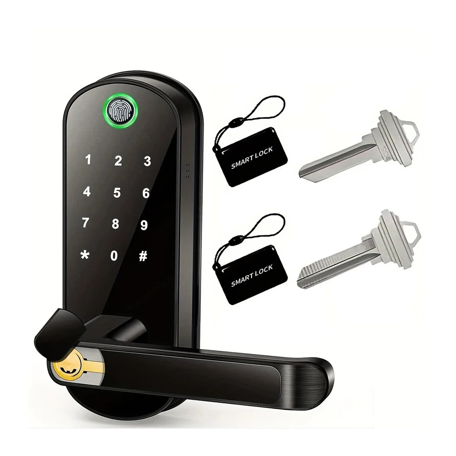 Smart Fingerprint Door Lock App Remote Control Keyless WIFI Digital ...
