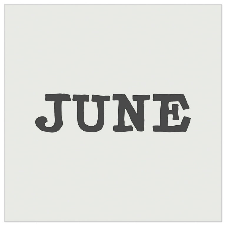 June Word Art