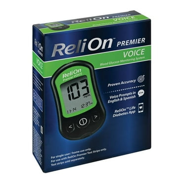 ReliOn Premier CLASSIC Blood Glucose Monitoring System - Walmart.com