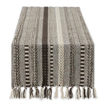 DII Vintage Red Braided Stripe Table Runner - Walmart.com